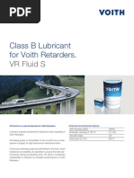Voith Retarder Oil Specifications | PDF | Viscosity | Motor Oil