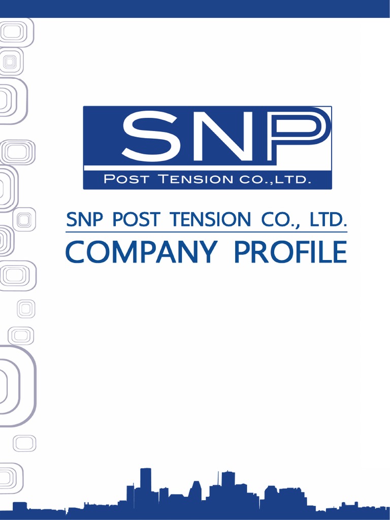 SNP Post Tension Company Overview | PDF | Prestressed Concrete | Civil ...