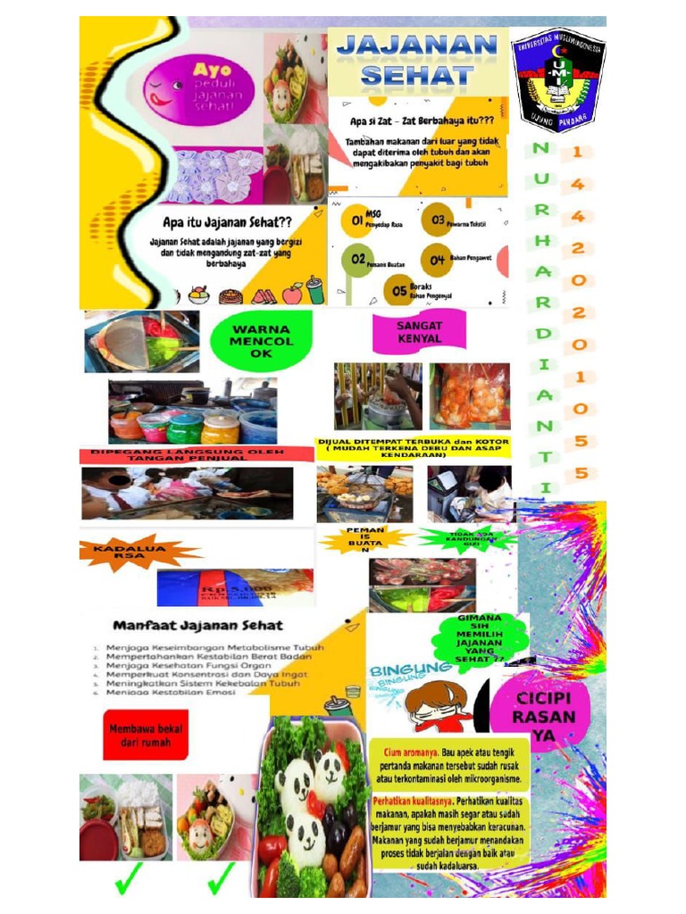 Poster Jajanan Sehat | PDF