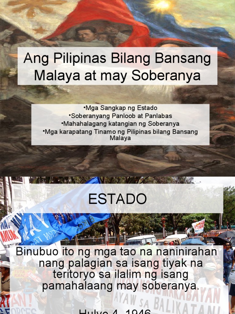 Soberanya at Mga Karapatan NG Isang Bansang Malaya | PDF