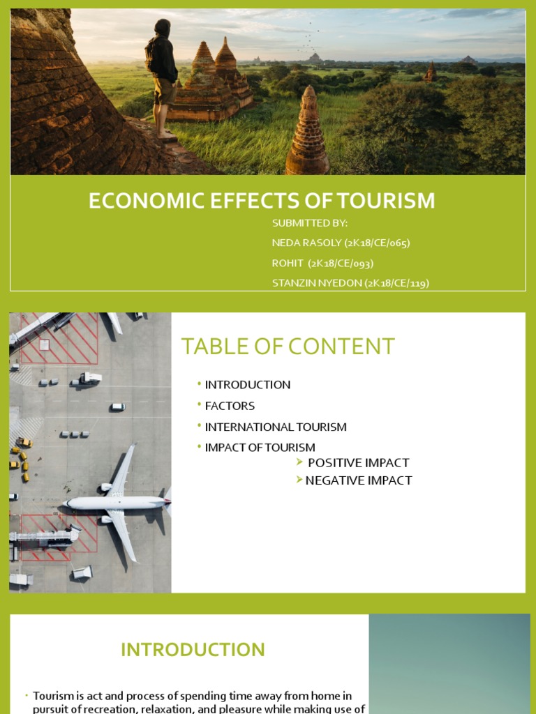 Economic Effect of Tourism | PDF | Tourism | Taxes