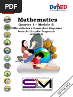 Math10 Q1 - Module 5 Geometric Sequences | PDF | Ratio | Interest