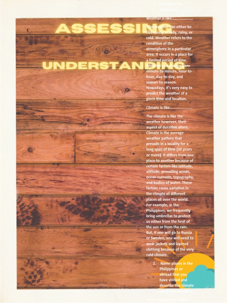 Understanding Weather vs. Climate | PDF