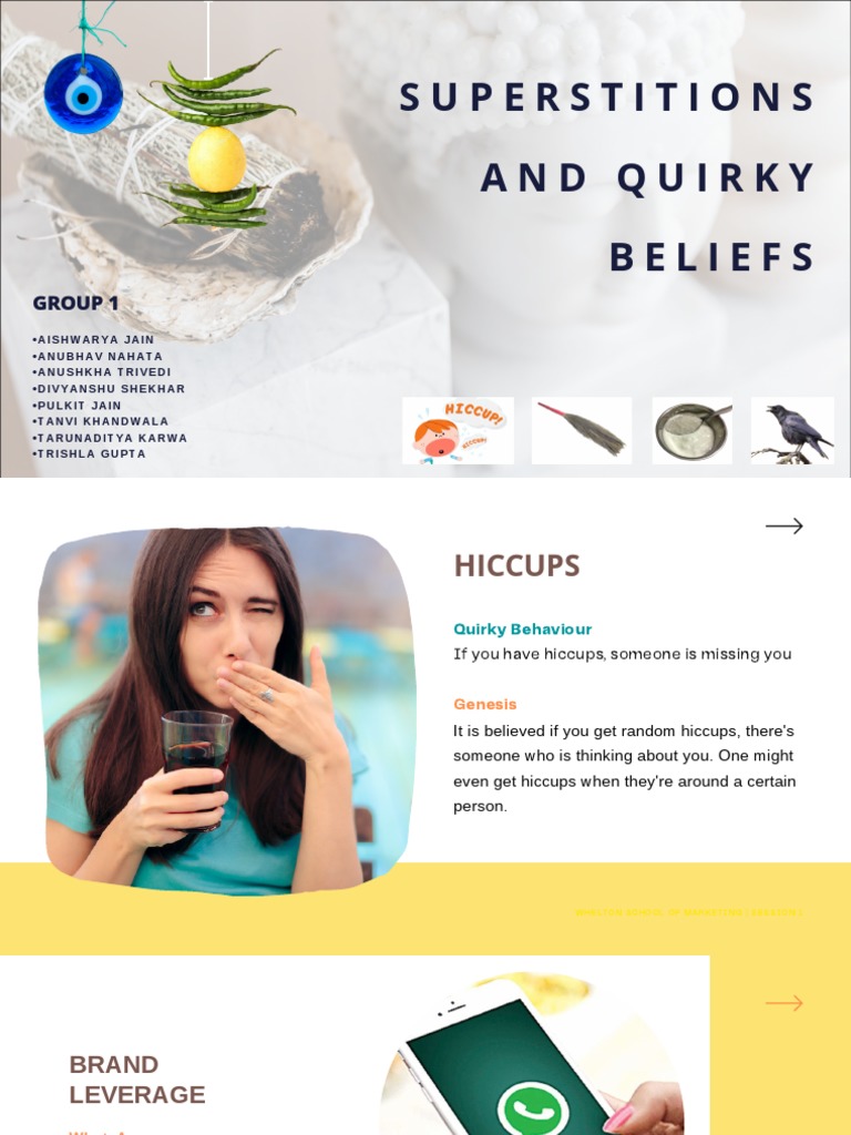 Superstitions and Quirky Beliefs | PDF