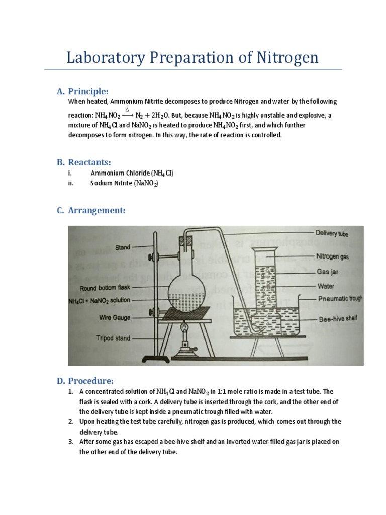 Icse Chemistry Laboratory Preparation Of Ammonia Gas SOLUTION: