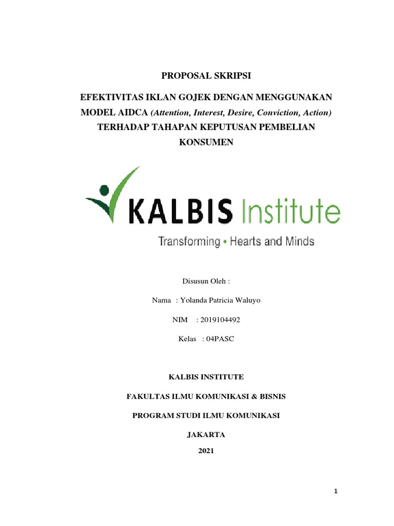 Efektivitas Iklan Gojek dengan Model AIDCA | PDF | Karier & Perkembangan | Bisnis