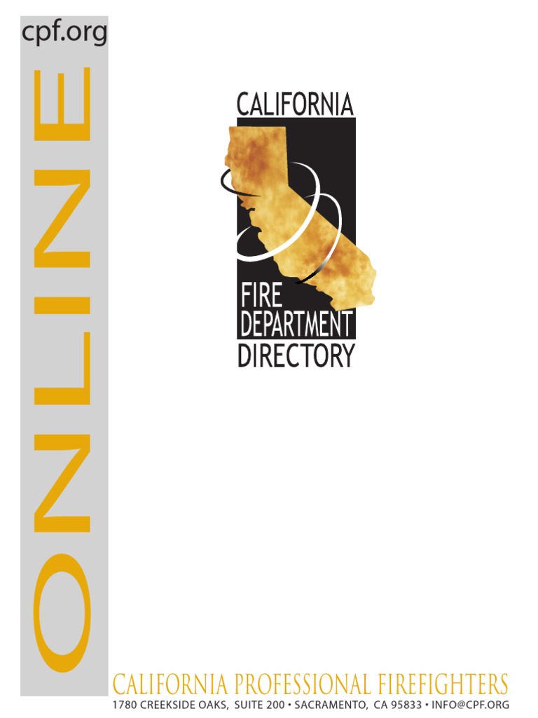 California Professional Firefighters Directory: An Overview of Fire ...