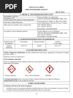 Sanosil Biotech Pvt. LTD.: Material Safety Data Sheet | PDF | Hydrogen Peroxide | Water