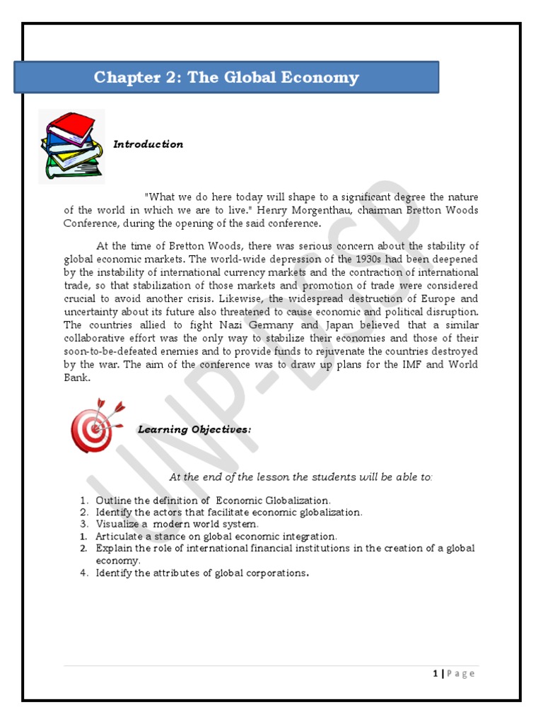 Worktext (TCW) Chapter 2contemporary | PDF | International Monetary Fund | International ...