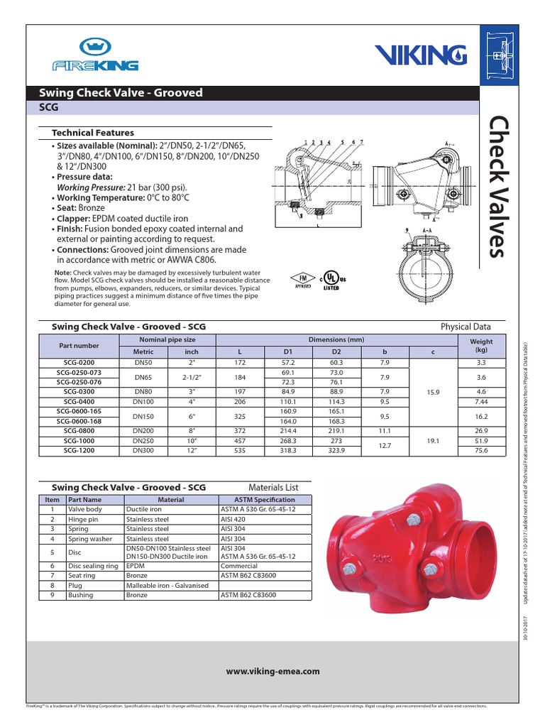 Clapet SCG | PDF | Valve | Ductility