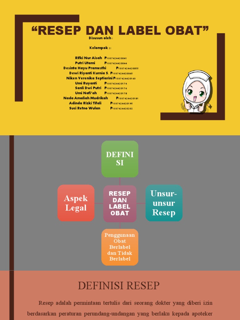 Panduan Resep dan Label Obat | PDF