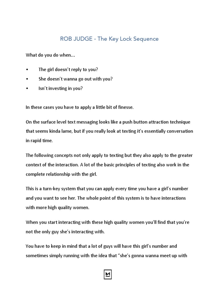 ROB+JUDGE+ +the+Key+Lock+Sequence | PDF