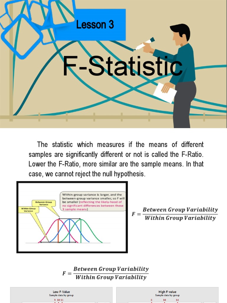 F Stat and One Way ANOVA | PDF | Analysis Of Variance | F Test