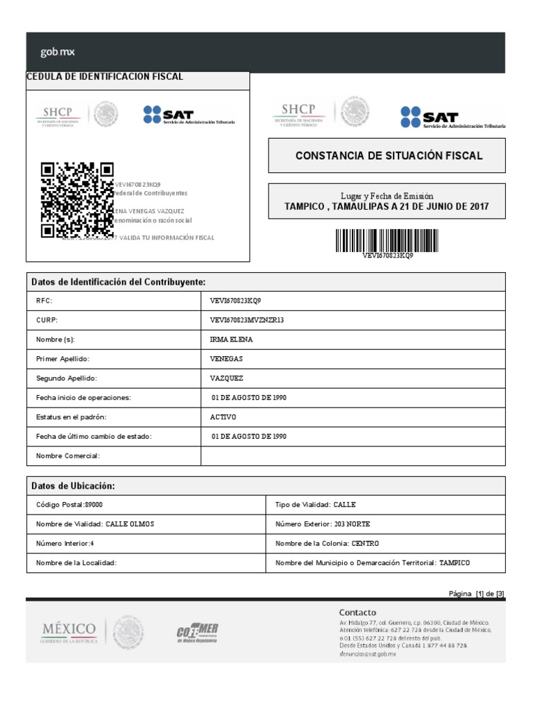 RFC en Blanco | PDF | Gobierno