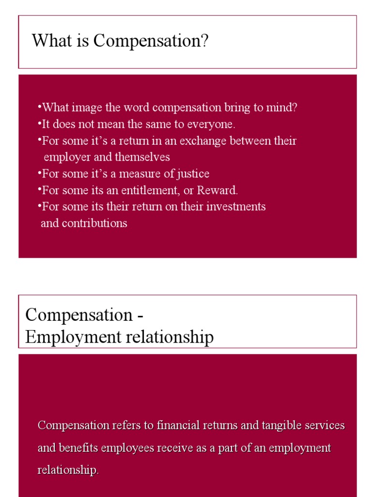 Compensation and Benefits | PDF | Labour Economics | Strategic Management