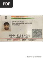 Pan Card Back Side | PDF