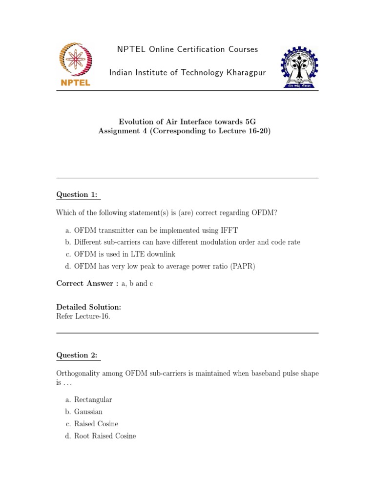 NPTEL Online Certification Courses Indian Institute of Technology ...