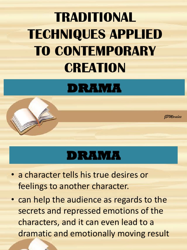 Traditional Techniques in Drama Creation | PDF