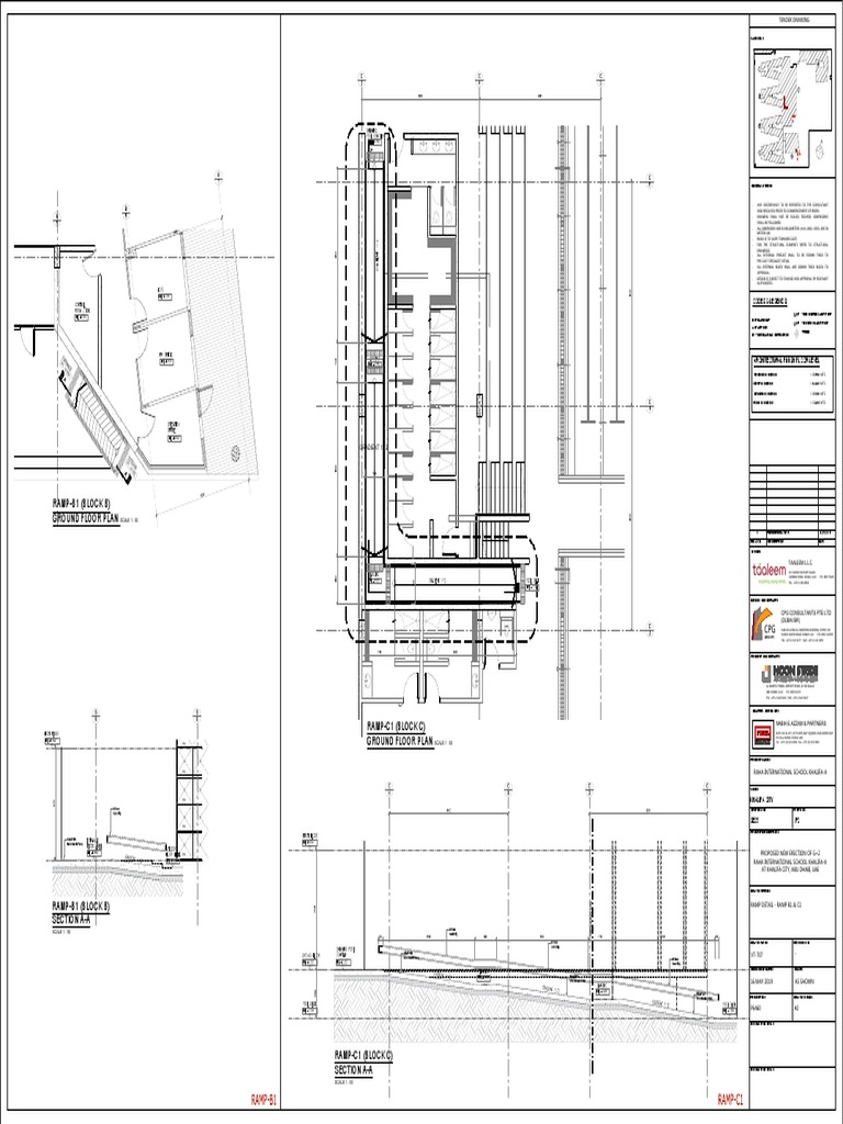 Ramp Detail Drawings for Blocks B1 & C1 | PDF | United Arab Emirates ...