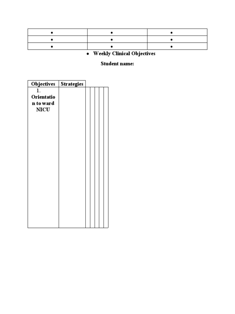 Clinical Objective | PDF