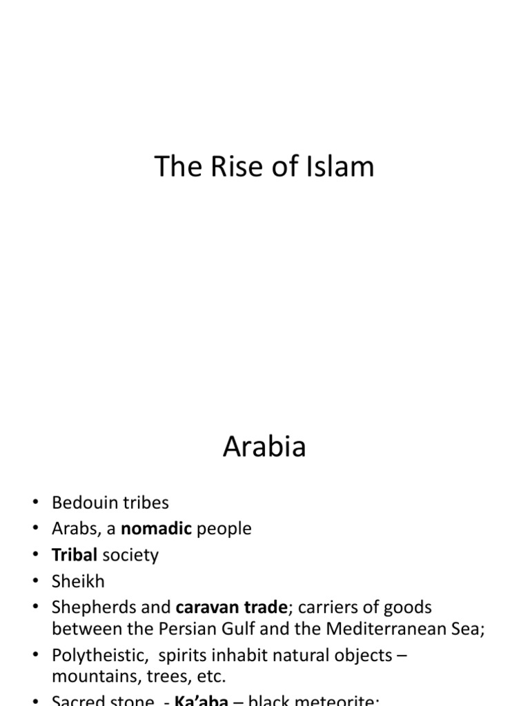 The Rise and Expansion of Islam | PDF | Muhammad | Mecca