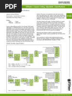 Titus TMSA & TMSA-AA Diffusers Guide | PDF | Duct (Flow) | Ceiling