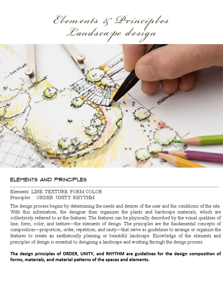 Principles of Landscape Design | PDF | Symmetry | Design