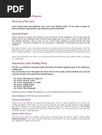 Sample Wedding MC Script | PDF | Wedding | Bridesmaid