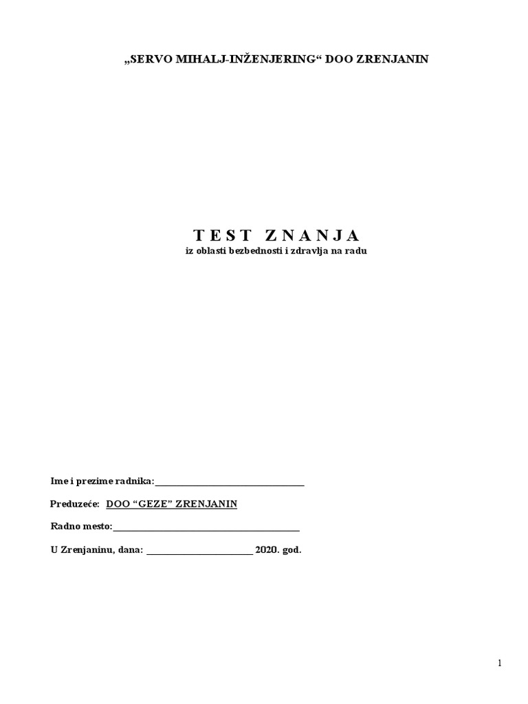 Test BSG Mix 2021 | PDF