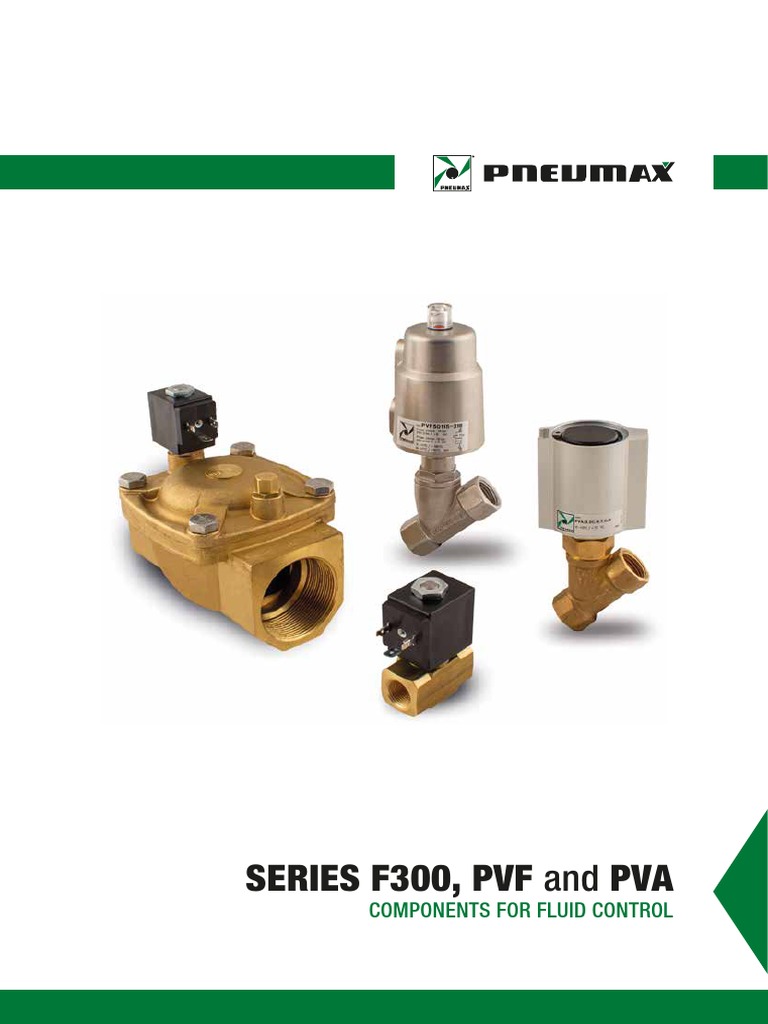 Series F300, PVF and Pva: Components For Fluid Control | PDF | Valve ...