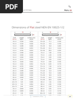 Steel Surface Area of Sections | PDF | Metrology