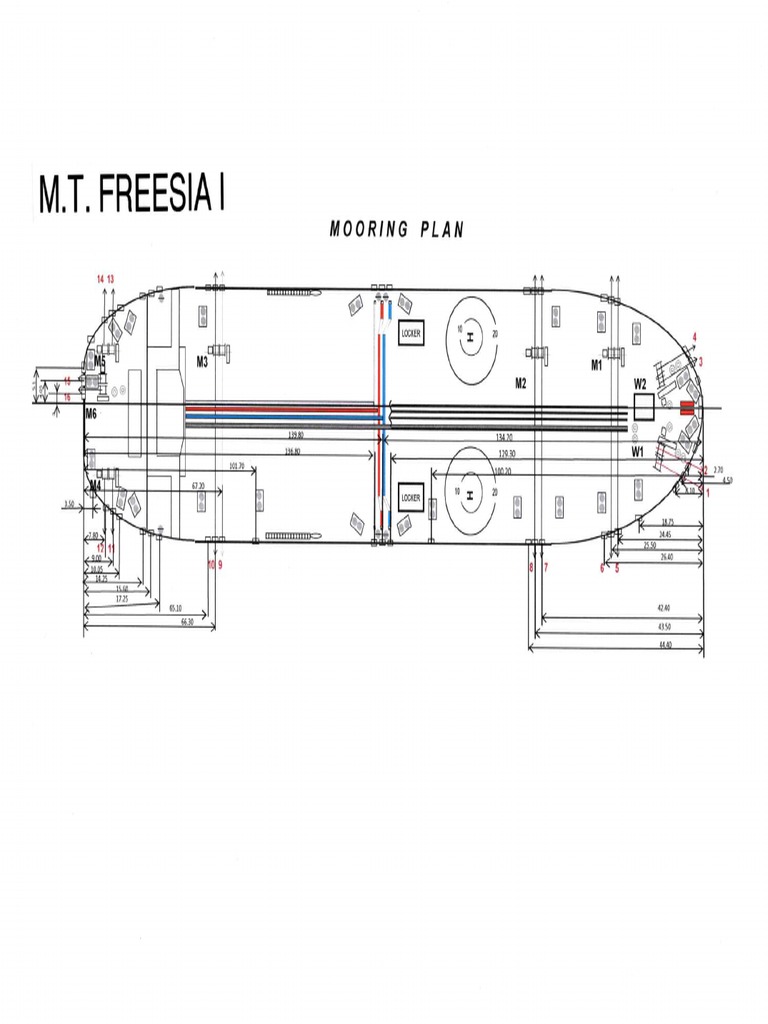 Mooring Arrangement Plan | PDF