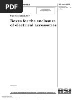 BS 4662 Boxes For The Enclosure of Electrical Accessories | PDF ...