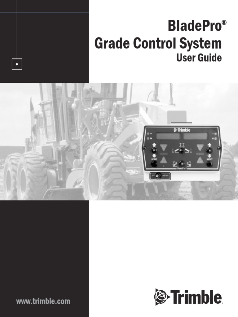 Trimble BladePro - User Guide | PDF | User Interface | Switch