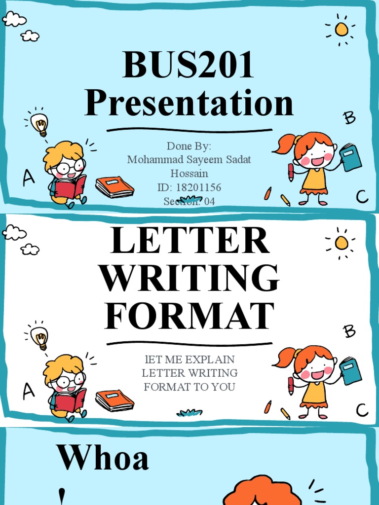 BUS201 Presentation: Done By: Mohammad Sayeem Sadat Hossain ID ...