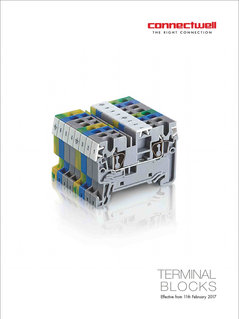 Connectwell Terminal Block Catalogue | PDF | Screw | Manufactured Goods