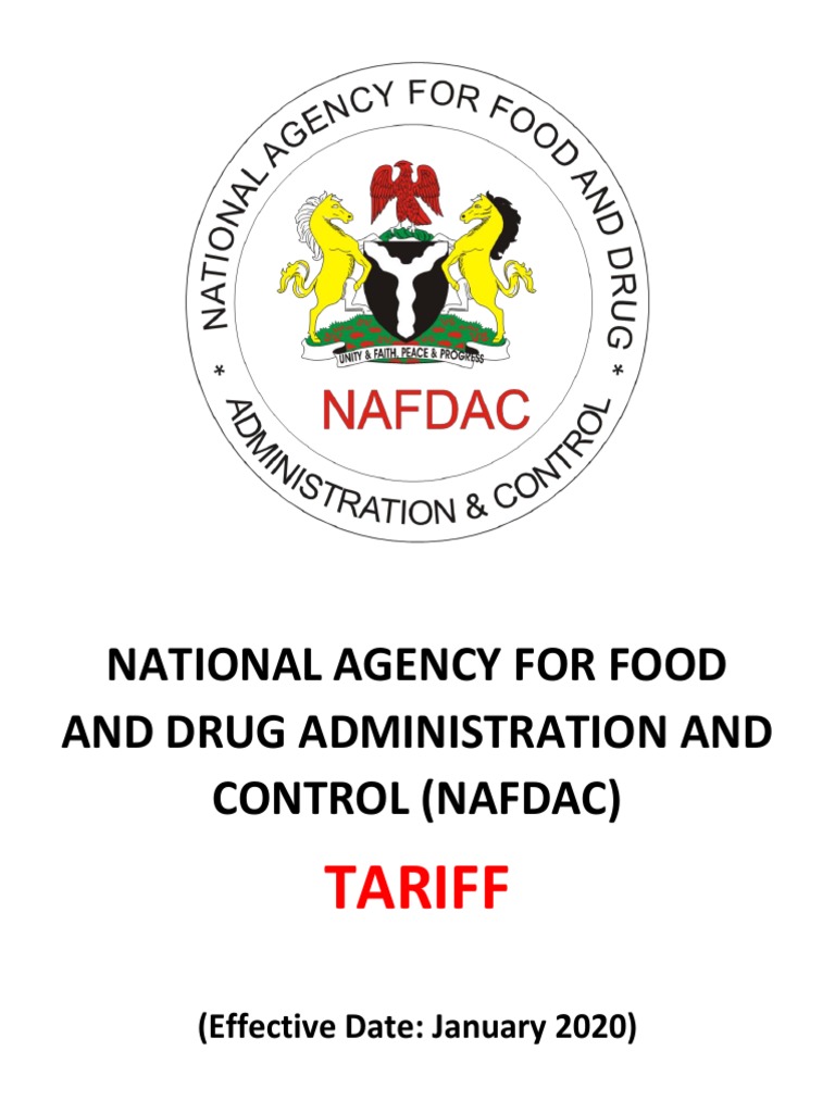 NAFDAC Registration Fees and Tariffs 2024 | PDF | Clinical Trial | Over ...