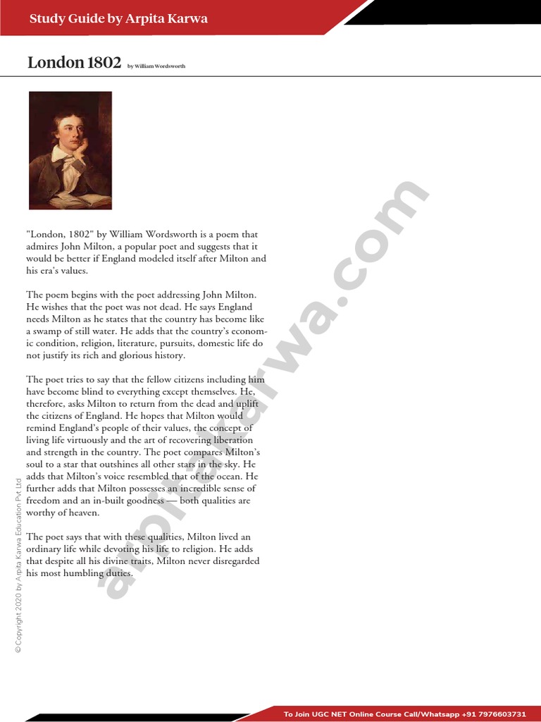 029 London 1802 | PDF | Poetry
