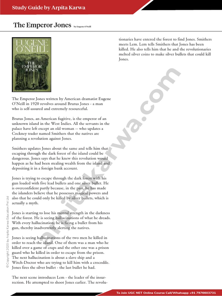 041 The Emperor Jones | PDF | Intellectual Property Law | Intellectual ...