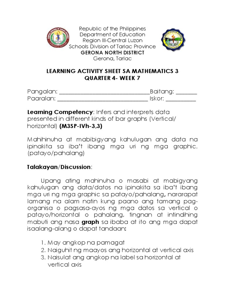 Grade 3 Week 7 | PDF