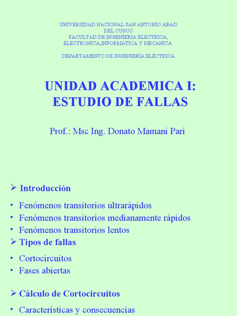 Fallas Simetricas Ud I | PDF | Corriente eléctrica | Ingenieria Eléctrica