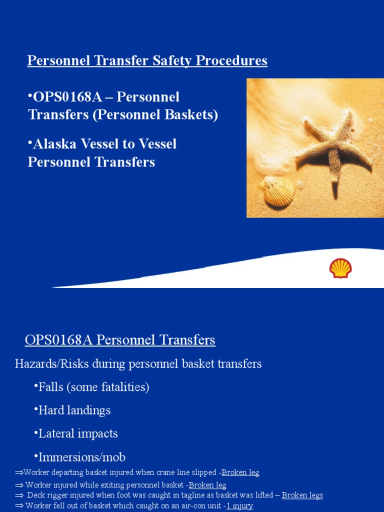 Offshore Personnel Transfer Safety Procedures | PDF | Personal ...