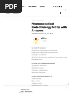 BIOPHARMACEUTICS MCQs | PDF | Pharmacokinetics | Chemistry