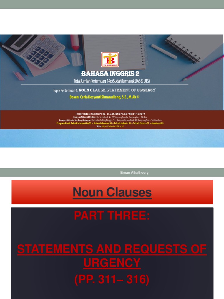 Urgency Statements and Requests Guide | PDF | Language Arts ...