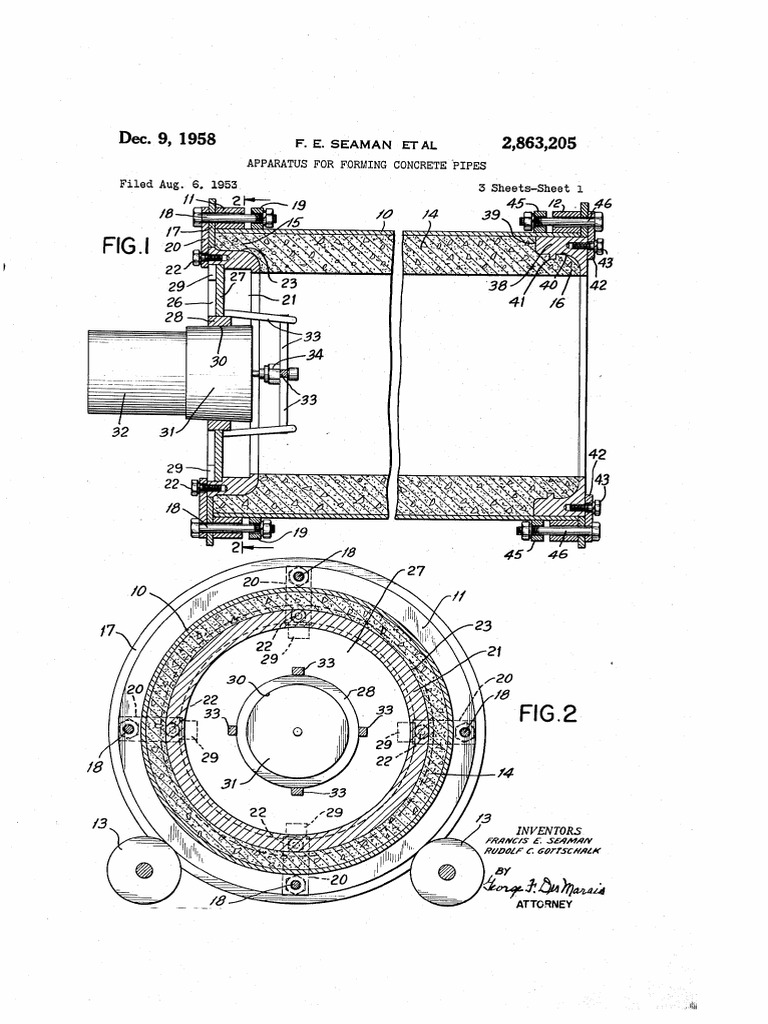 1958 Joint Problem in Concrete Pipes | PDF | Pipe (Fluid Conveyance ...