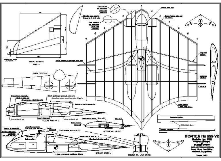 Horten Ho 229 v2 Fuse | PDF