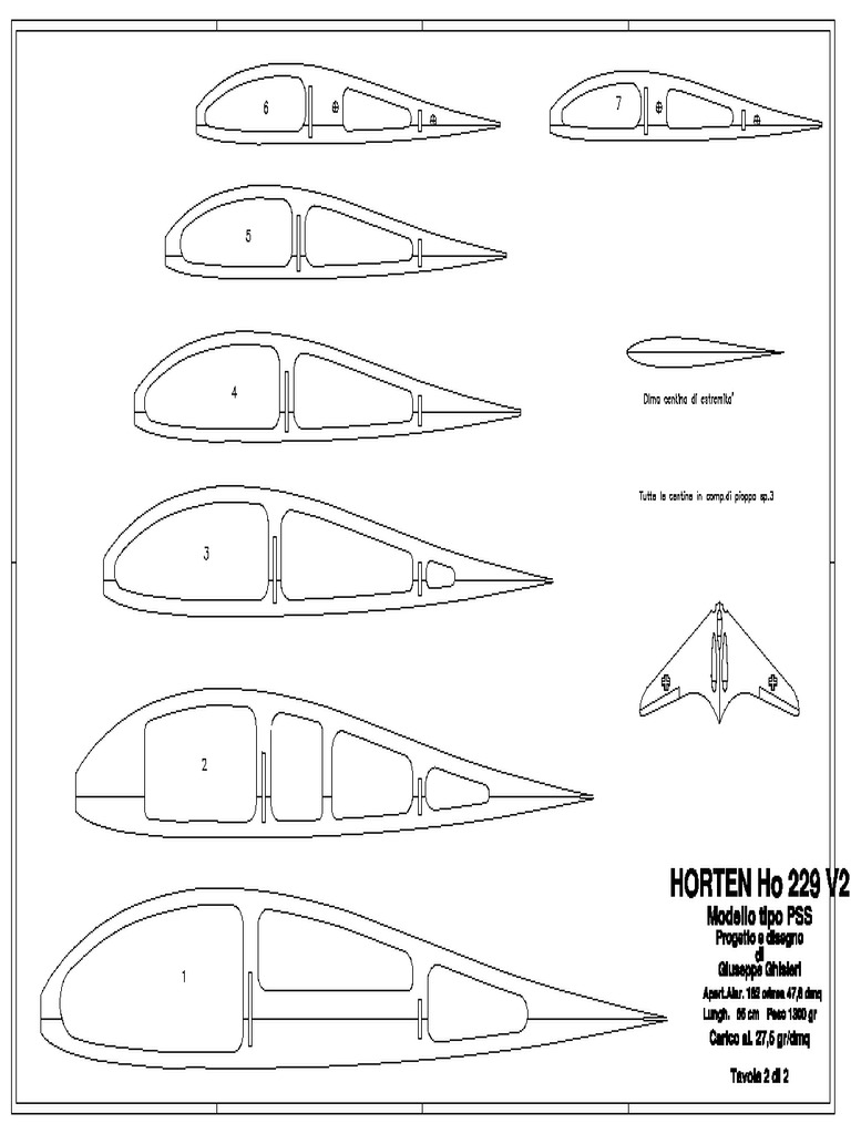 Horten Ho 229 v2 Ribs | PDF