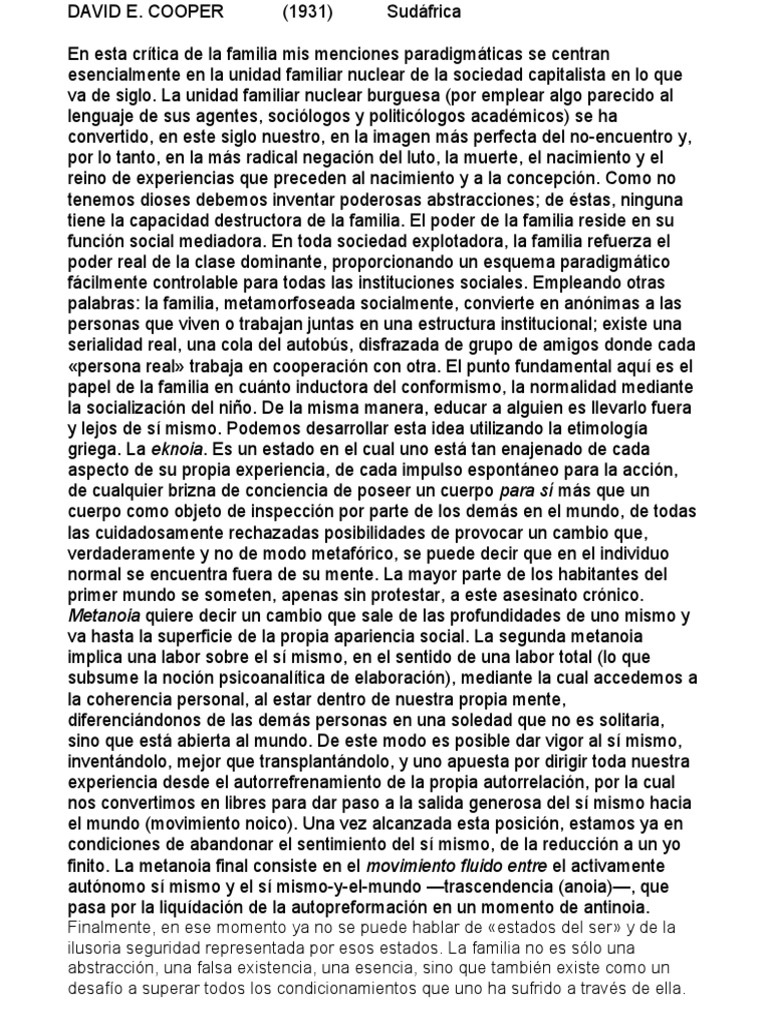1931 David E. Cooper | PDF | Teorías filosóficas