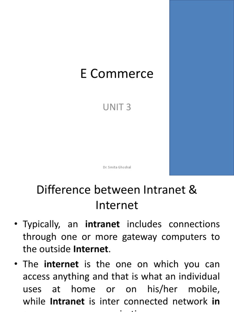 E Commerce Unit 3 | PDF | Malware | Computer Virus