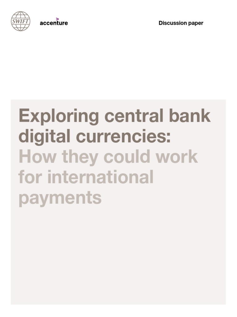 Exploring Central Bank Digital Currencies:: How They Could Work For ...